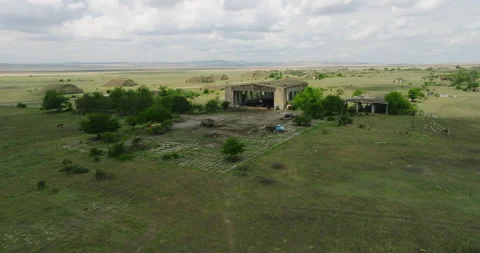 Soviet Airport Building at Big Shiraki, ... | Stock Video | Pond5