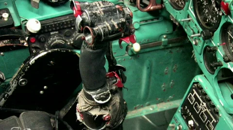 Soviet Mig cockpit zoom M HD | Stock Video | Pond5