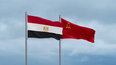 Soviet Egypt Flag Stock Videos – Royalty-Free HD & 4K Videos