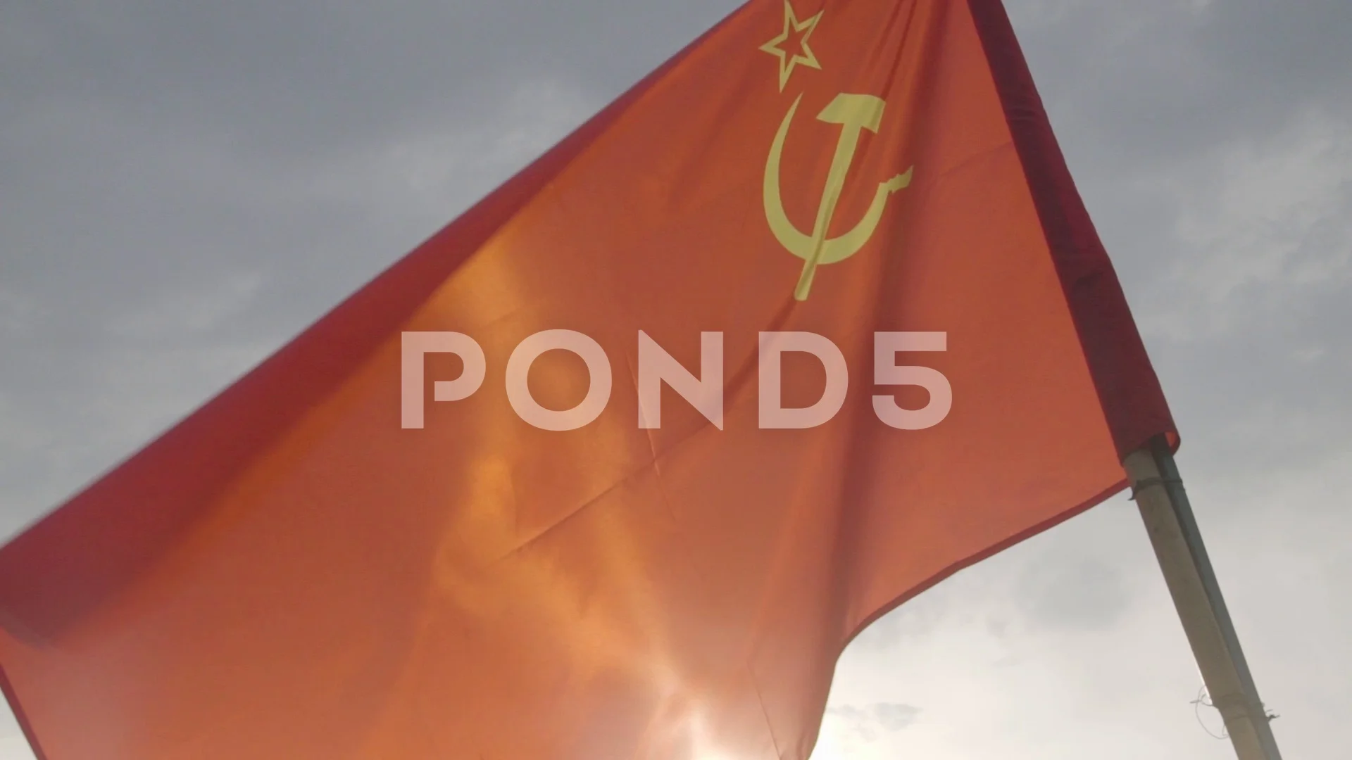 Soviet Union Flag Waving USSR National Flag