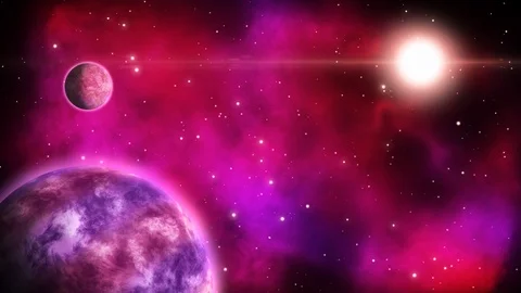 Space background. Loop. | Stock Video | Pond5