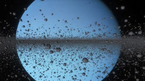 Space Background - Neptune's Rings | Stock Video | Pond5