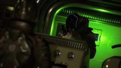 Space Captain’s Emotional Address to D... | Stock Video | Pond5