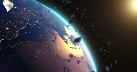 Space Debris Stock Video Footage | Royalty Free Space Debris Videos | Pond5
