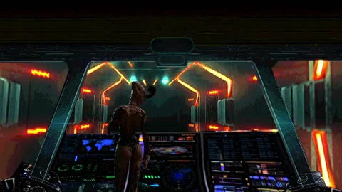 Space explorer 8 bit. 3d animation | Stock Video | Pond5