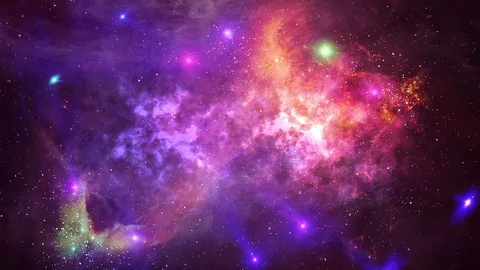 Space Flight Through Nebula Stock Video Footage | Royalty Free Space ...