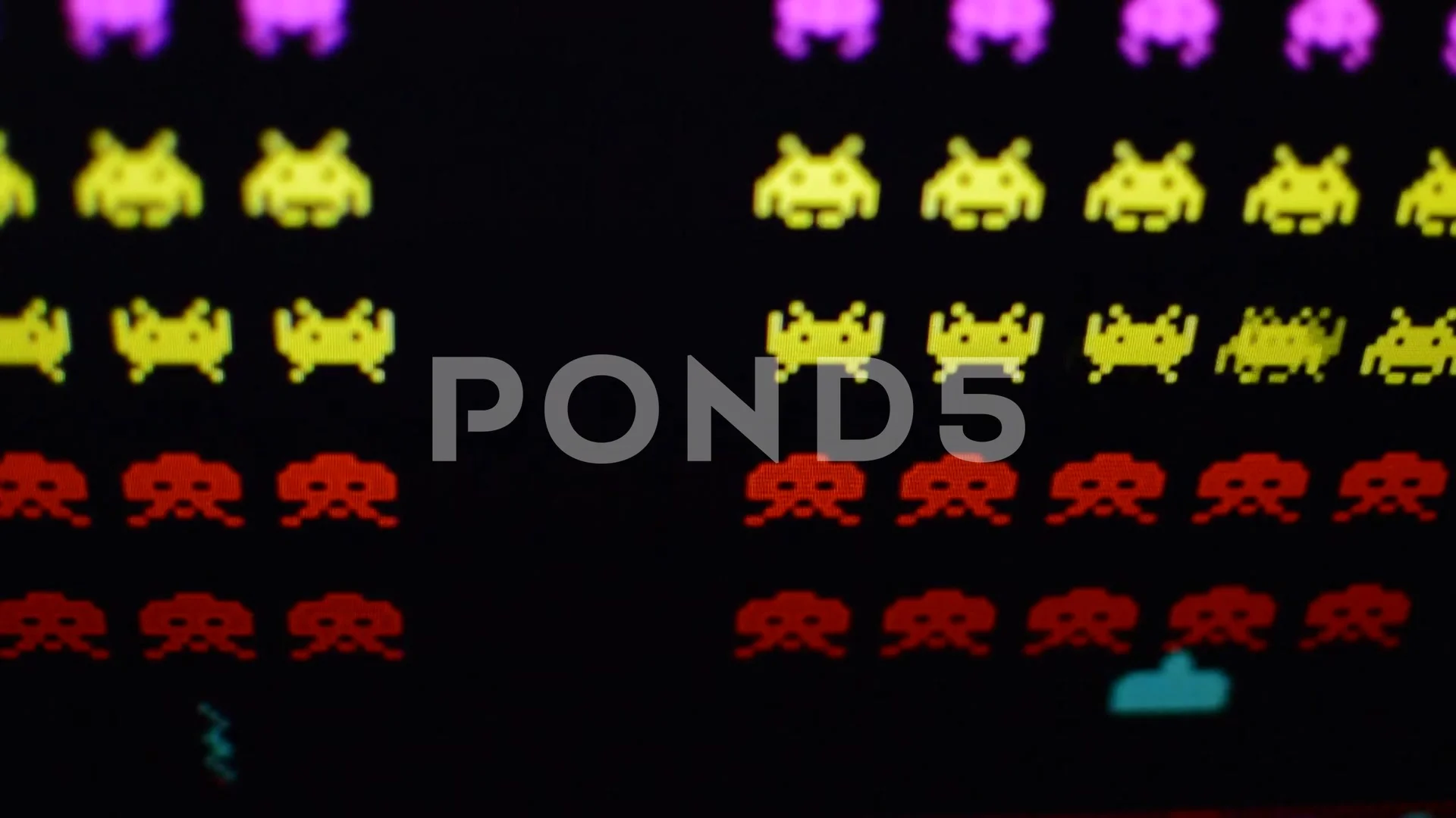 3d Space Invaders Wallpaper