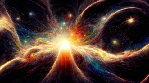 Space Nebula blue moving stars space rot... | Stock Video | Pond5