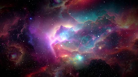 Space Nebula Colorful video moving stars... | Stock Video | Pond5