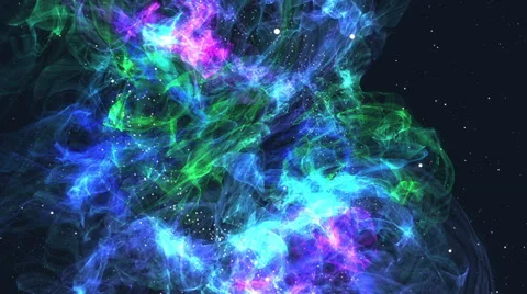 Space Nebula Zoom Background | Stock Video | Pond5