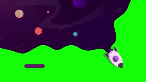 Space with planets green screen effects ... | Stock Video | Pond5
