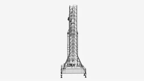 Rocket Wireframe Stock Footage ~ Royalty Free Stock Videos | Pond5