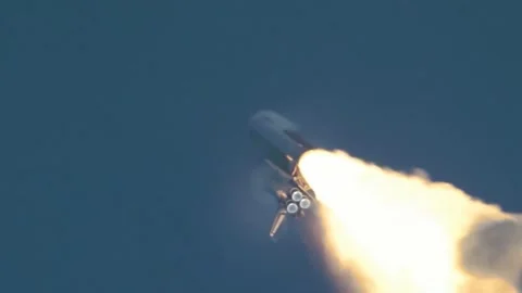 Space Rocket Launching on launching stat... | Stock Video | Pond5