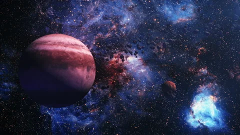 Space scence exploration alien planet m... | Stock Video | Pond5