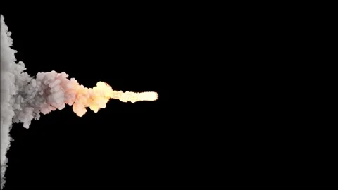 Space Shuttle Rocket Launch Fire and Tur... | Stock Video | Pond5