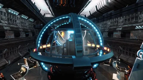 Space-Time Portal and Time Machine (4k, ... | Stock Video | Pond5