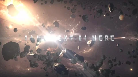 Space Title for AE ~ After Effects Project #49215203 | Pond5