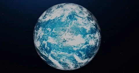 Space view of planet earth from the inte... | Stock Video | Pond5