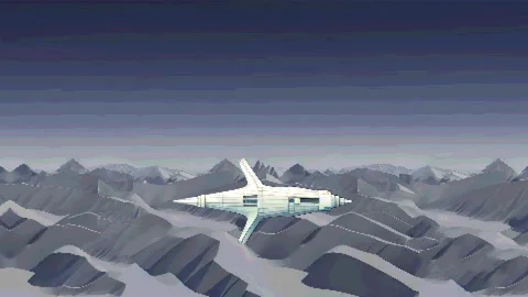 Spaceship background animation | Stock Video | Pond5