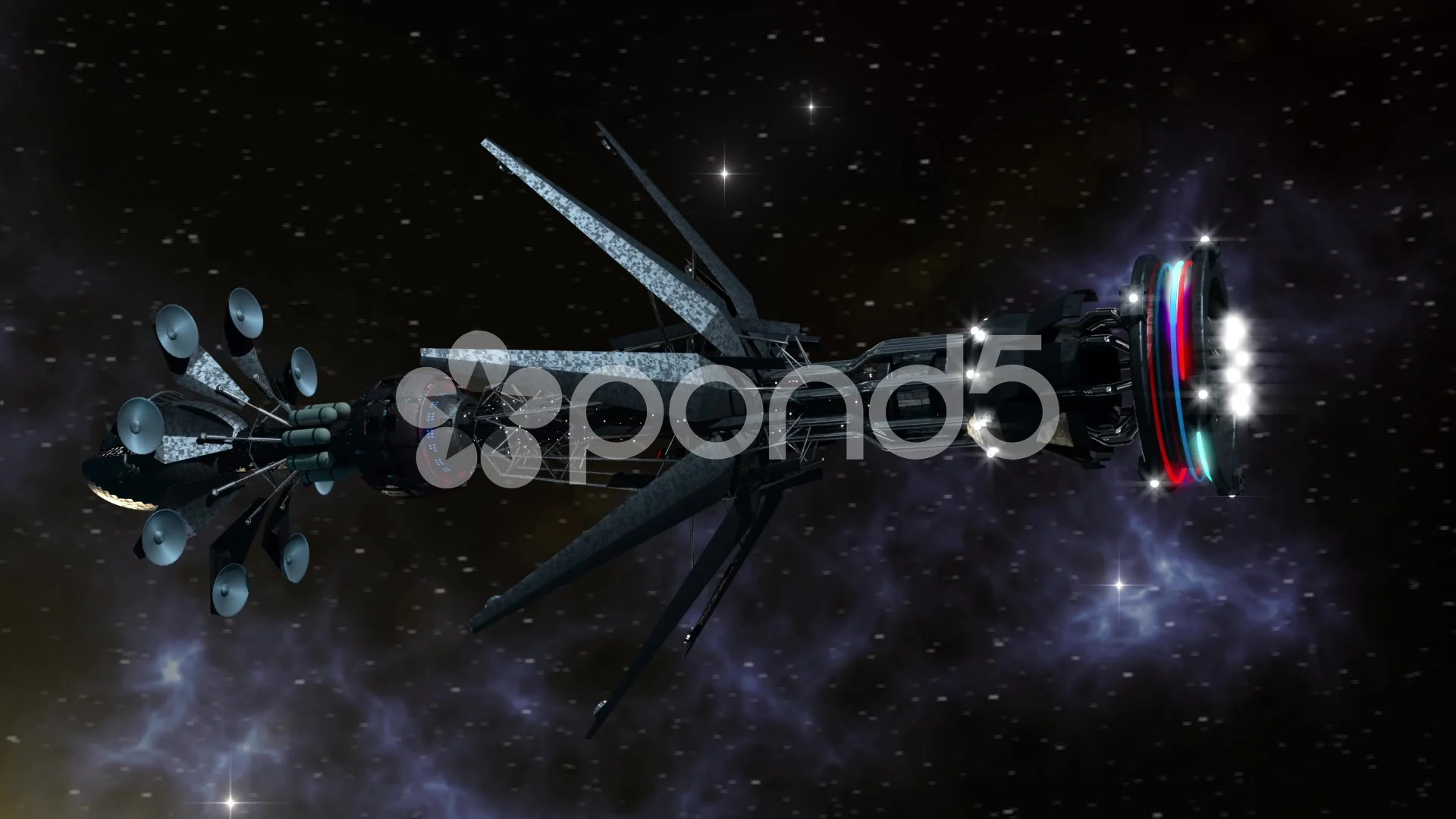 Futuristic Interstellar Spacecraft