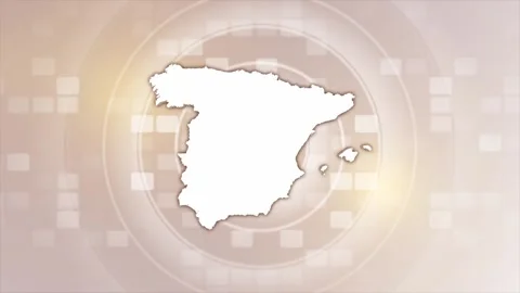 Spain Map Stock Footage ~ Royalty Free Stock Videos | Pond5