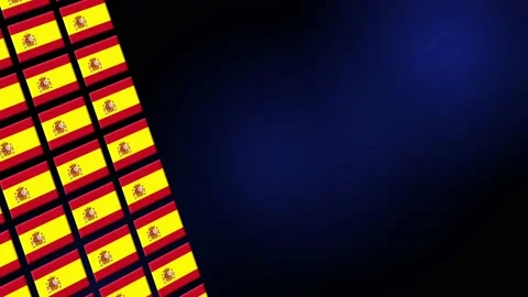 Spain Flag Animated Background 3d Animat... | Stock Video | Pond5