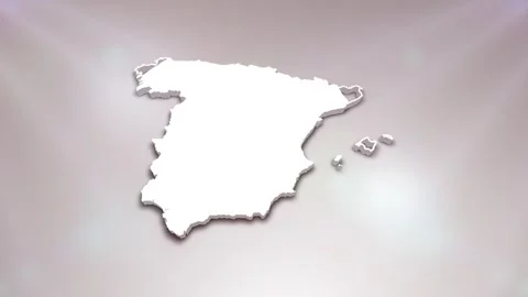 Spain Map Intro | Stock Video | Pond5
