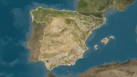 Spain Map Stock Footage ~ Royalty Free Stock Videos | Page 14