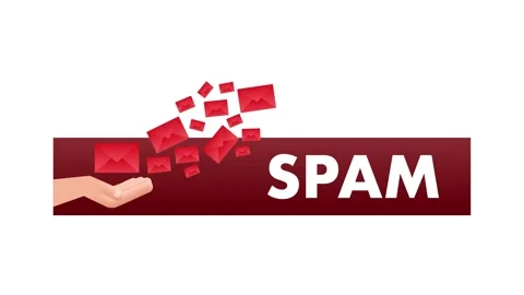 Spam Email in Hand on White and Green Sc... | Stock Video | Pond5