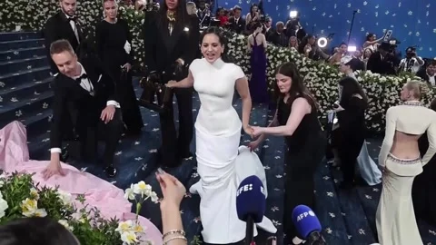 Spanish celebrities make mark at Met Gal... | Stock Video | Pond5