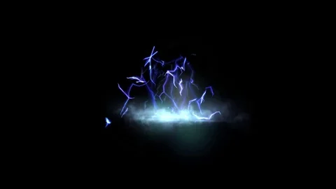 Sparking electricity motion graphics wit... | Stock Video | Pond5
