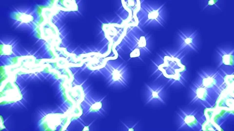Sparkle plasma blinking in blue backgrou... | Stock Video | Pond5