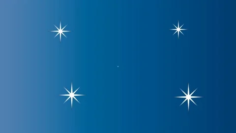 Sparkle, stars shining animation, blue b... | Stock Video | Pond5