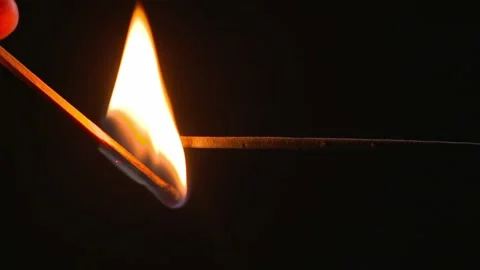 Match Being Lit Stock Video Footage | Royalty Free Match Being Lit ...