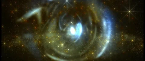 Sparkling Galaxy Shiny Waves Space Motio... | Stock Video | Pond5