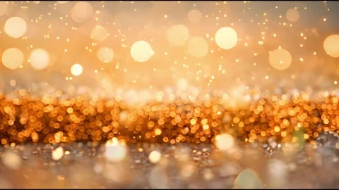 Sparkling gold festive bokeh background.... | Stock Video | Pond5