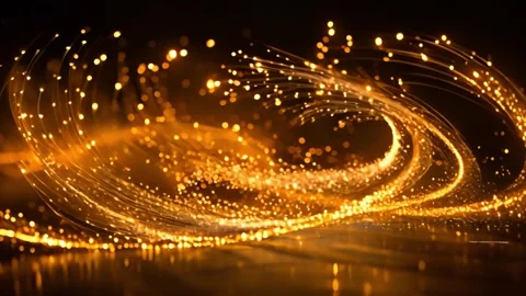 Sparkling gold festive bokeh background.... | Stock Video | Pond5