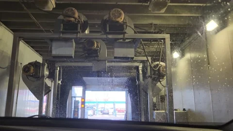Sparkling Image Car Wash Building Interi... | Stock Video | Pond5