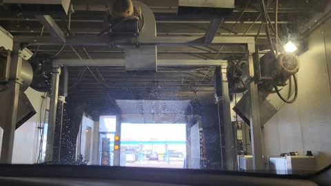Sparkling Image Car Wash Building Interi... | Stock Video | Pond5