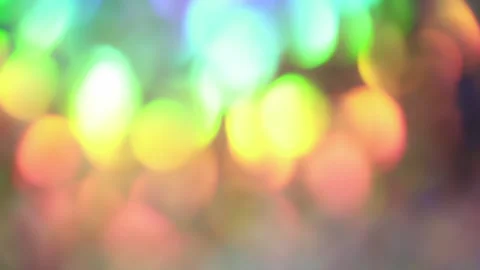 Sparkling iridescent rainbow bokeh backg... | Stock Video | Pond5