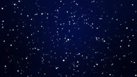 Sparkling night sky particle background | Stock Video | Pond5