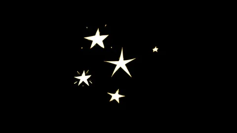 Sparkling twinkle star animation, 2d sta... | Stock Video | Pond5