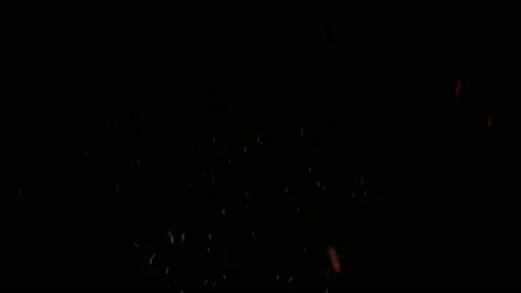 Sparks from a fire subtle Overlay 4K | Stock Video | Pond5