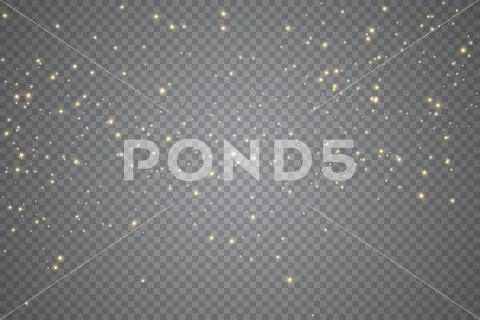 Sparks glitter special light effect. Vector sparkles on transparent backgroun: Royalty Free ...