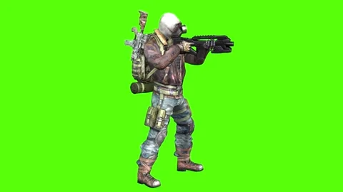 Spec Ops Police Officer Shooting Green S... | Stock Video | Pond5