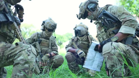 Special operations forces, Study geograp... | Stock Video | Pond5