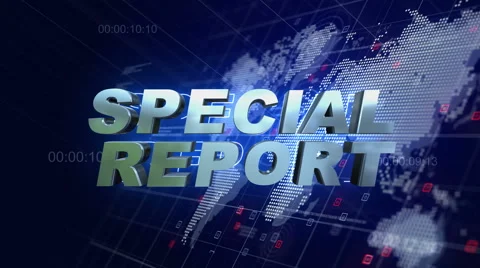Special Report Background Stock Video Footage | Royalty Free Special ...