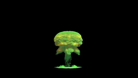 Special vfx effect of green smoke and fi... | Stock Video | Pond5