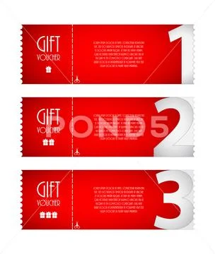 Special voucher design, gift card, advertisement labels: Royalty Free ...
