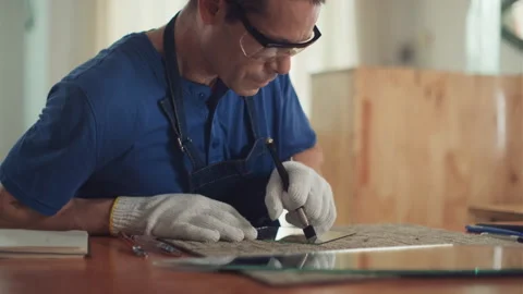 Glass Desk Production Stock Videos – Royalty-Free HD & 4K Videos